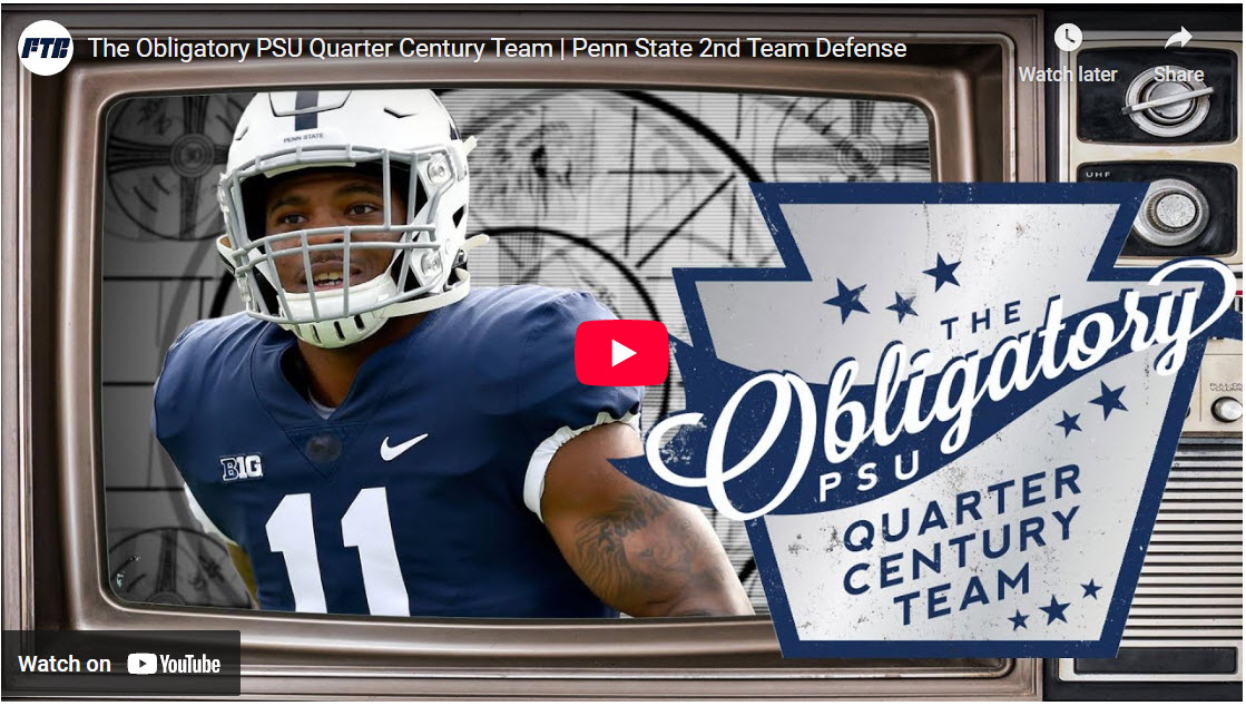 The Obligatory PSU Quarter Century Team | Penn State 2nd Team Defense ...